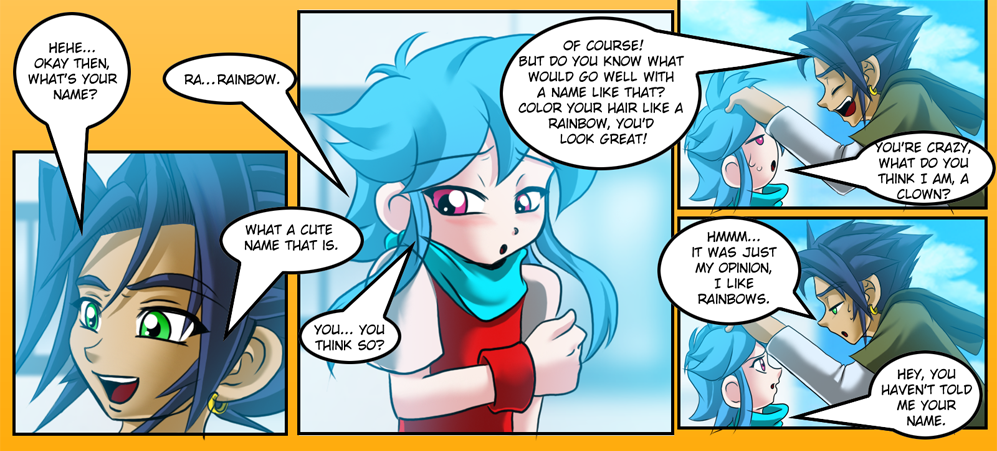 #637321 - safe, artist:mauroz, firefly, rainbow dash, soarin', human, g4, comic, cropped ...