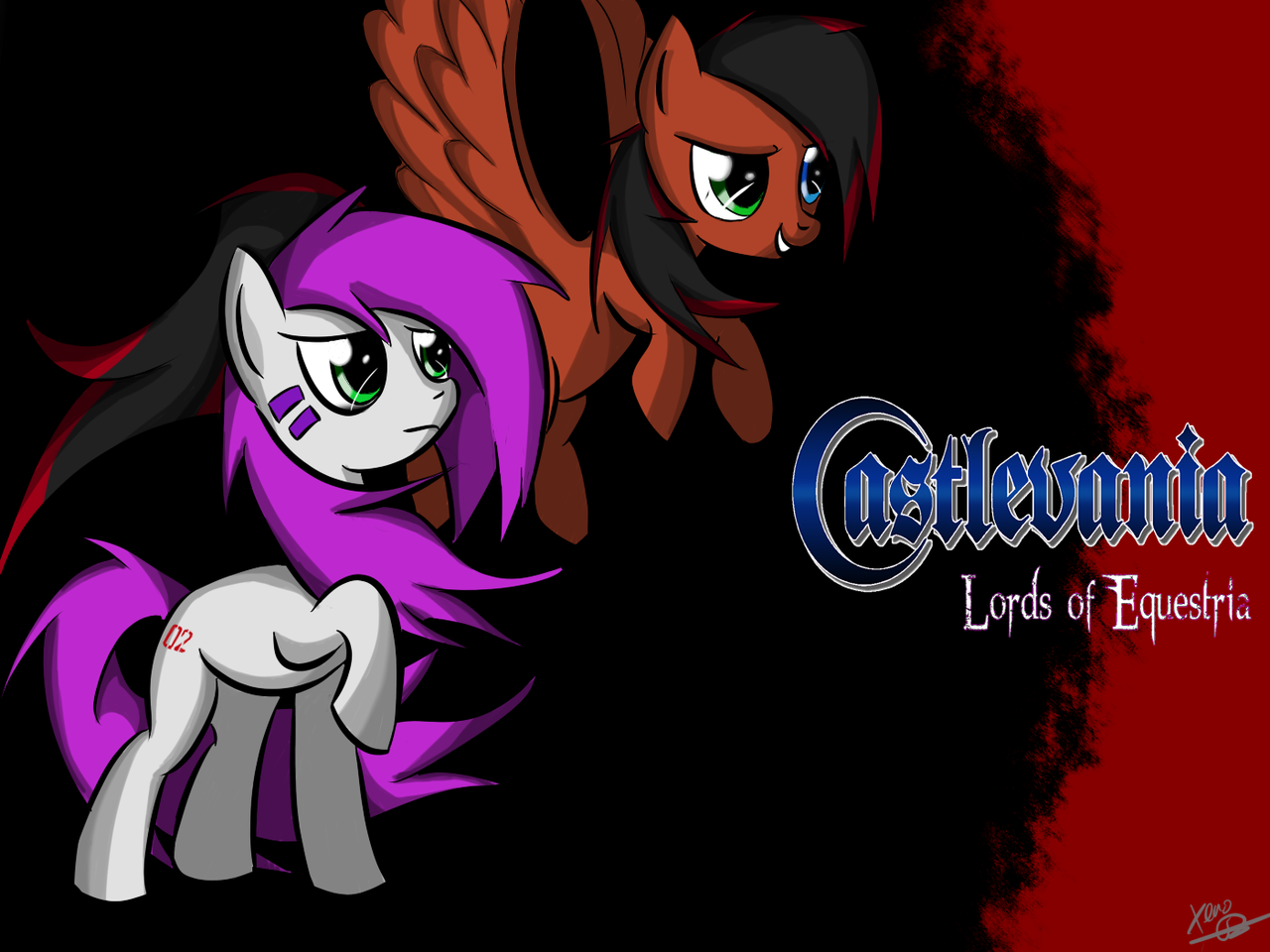 #615979 - safe, artist:xenokagamine, oc, oc only, castlevania ...