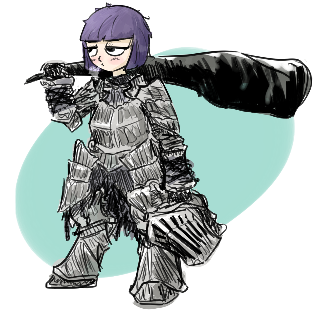 #621104 - safe, artist:nobody, oc, oc only, oc:pebble, satyr, armor ...