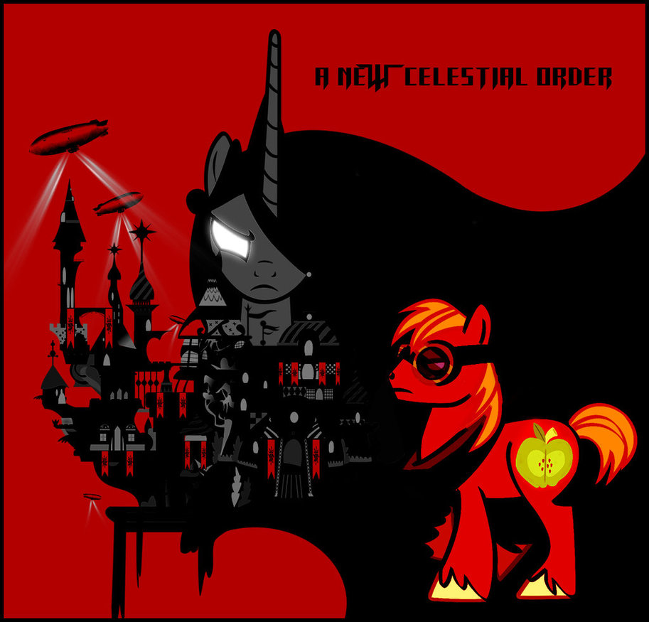 #642404 - safe, artist:dan232323, big macintosh, princess celestia ...