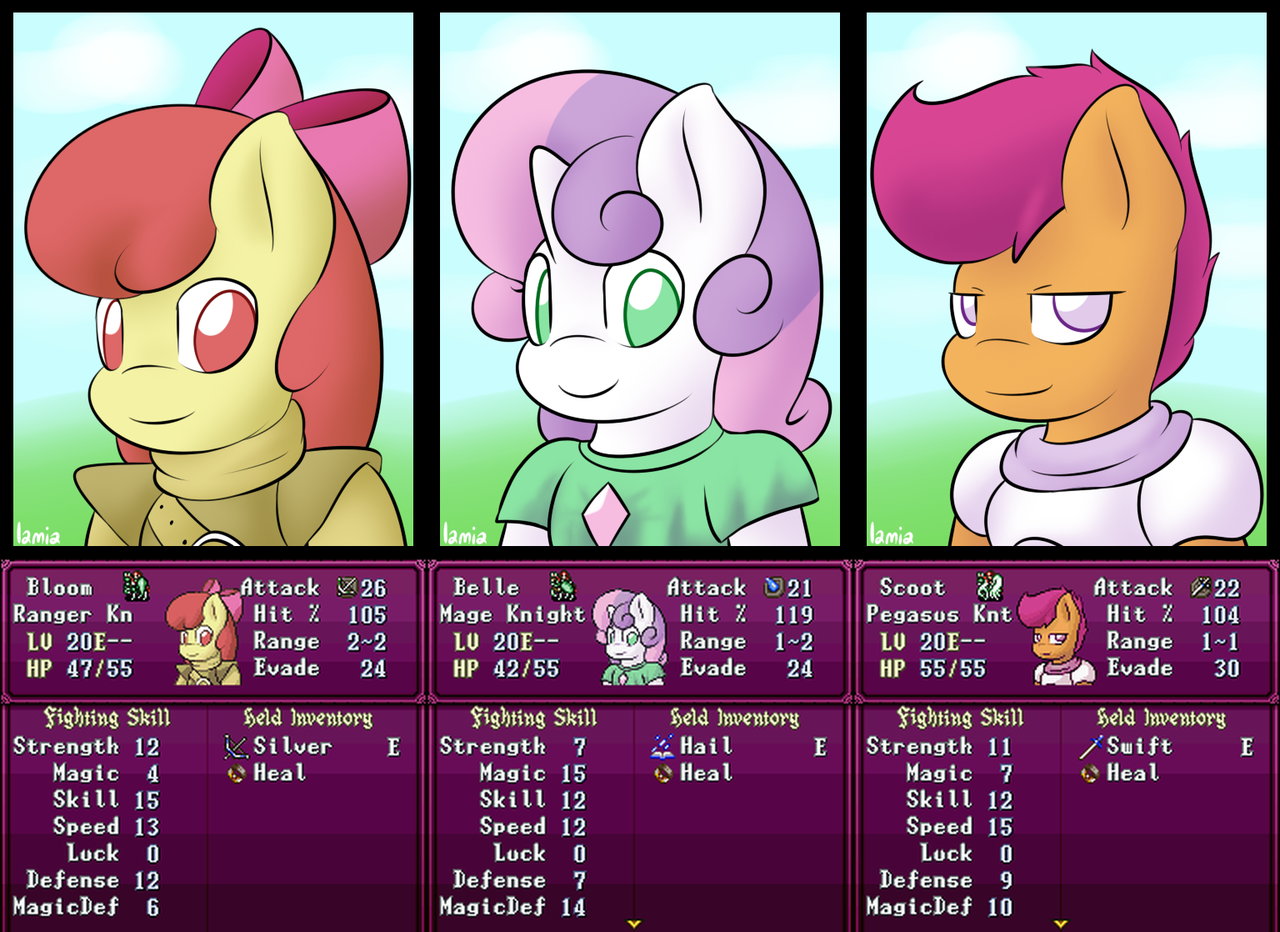 #650287 - safe, artist:lamia, apple bloom, scootaloo, sweetie belle ...