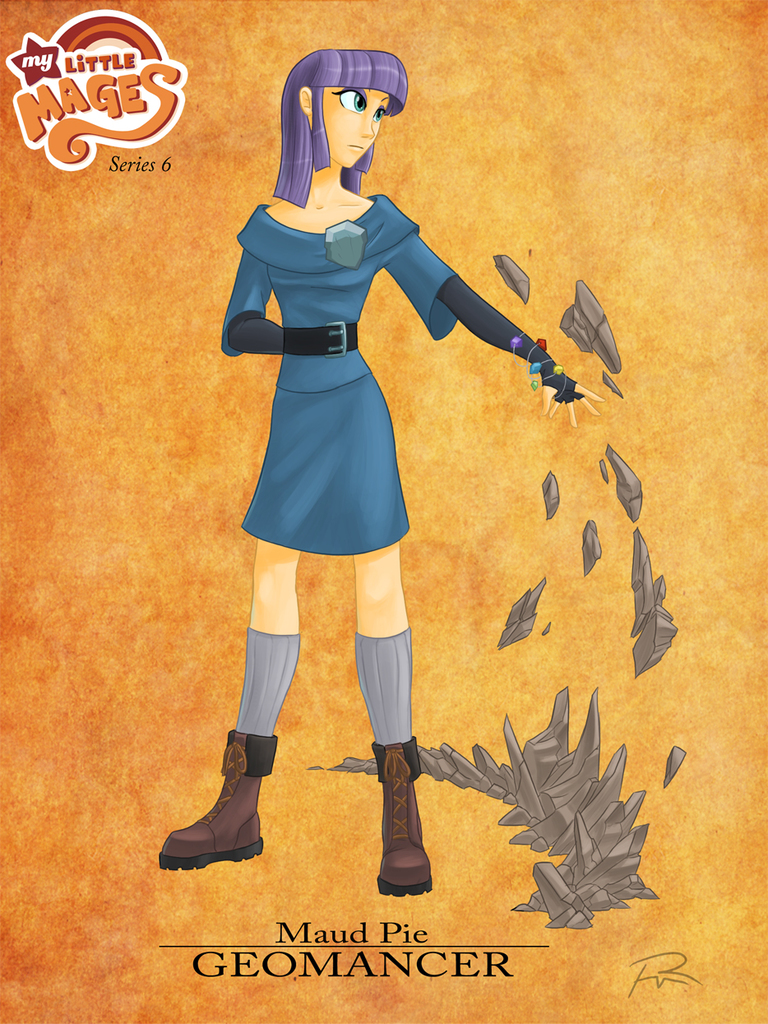 #654066 - safe, artist:didj, maud pie, human, my little mages, g4 ...