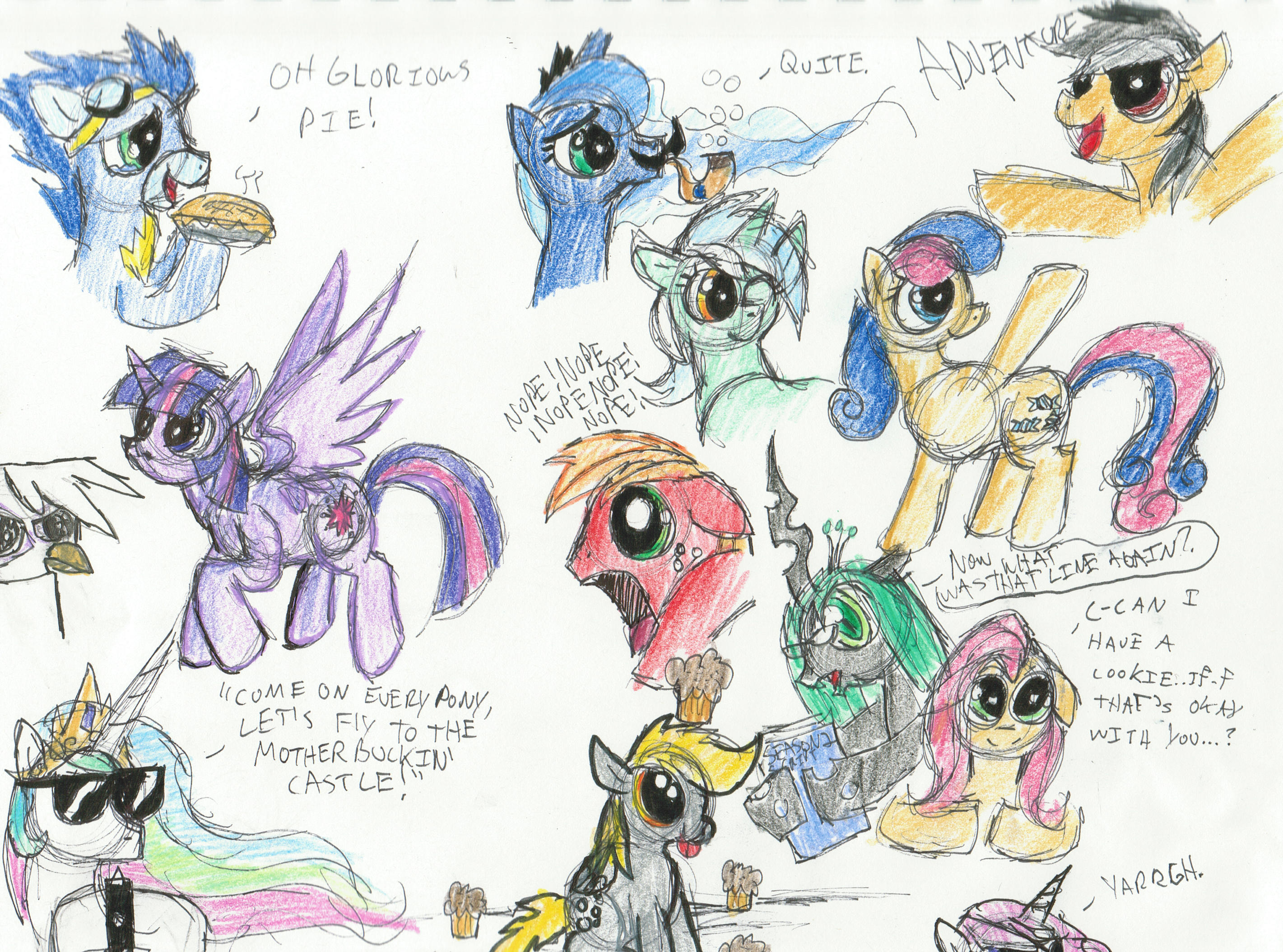 #656200 - safe, artist:xx2wolffeather1xx, big macintosh, bon bon ...