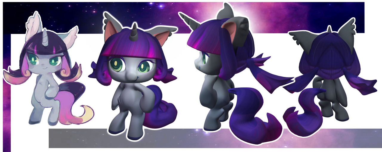 #661191 - safe, artist:akamei, oc, oc only, oc:sami, 3d, 3d model, solo ...