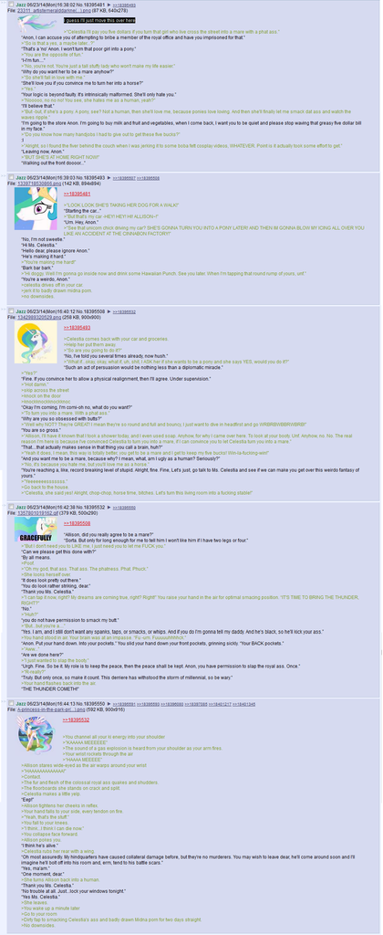 #661552 - questionable, princess celestia, oc, oc:anon, /mlp/, 4chan ...