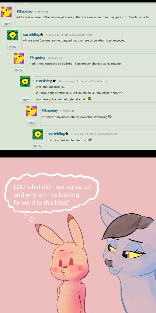 #661858 - safe, artist:pikapetey, pony, curtsibling, deviantart ...