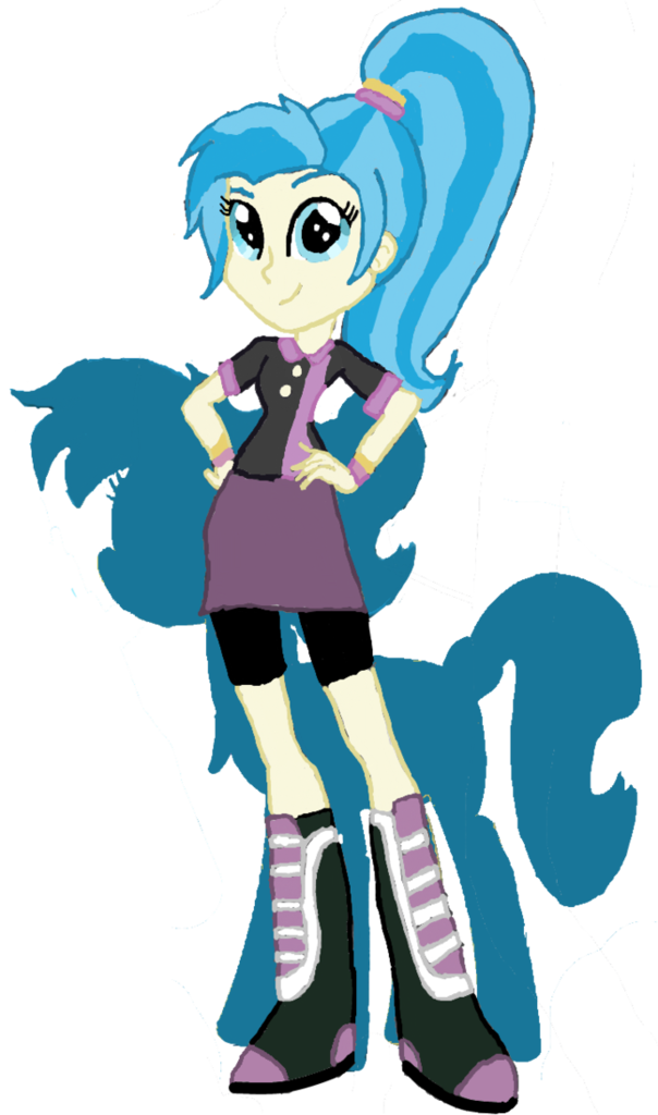 #662253 - safe, artist:forrestfyer, allie way, equestria girls ...