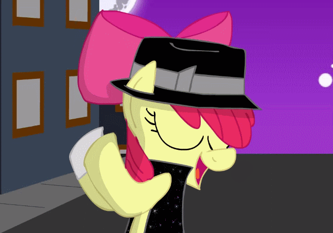 #664023 - safe, artist:animatedjames, apple bloom, adorabloom, animated ...