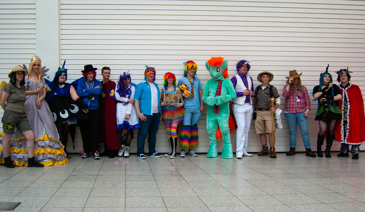 #644656 - safe, artist:mochifairy, daring do, derpy hooves, king sombra ...