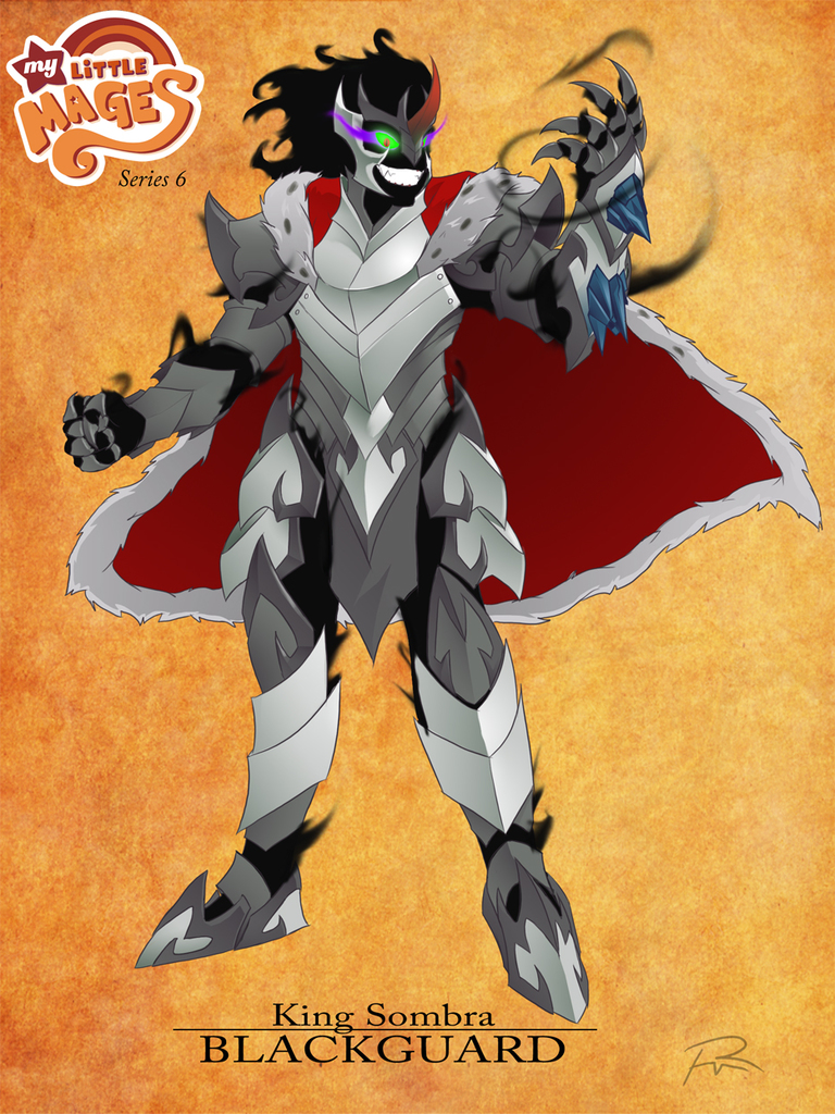 #647427 - safe, artist:didj, king sombra, human, my little mages, g4 ...