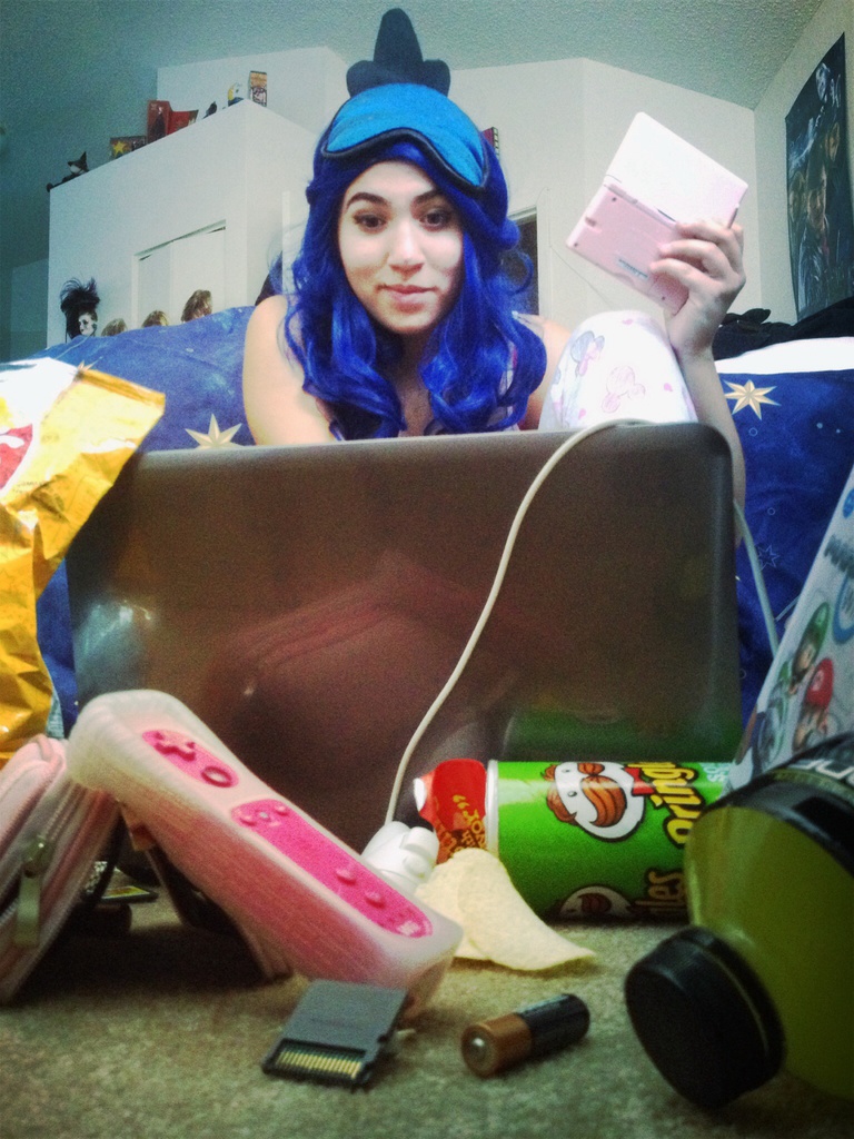 #649122 - safe, artist:magyktrix, princess luna, human, g4, cosplay ...