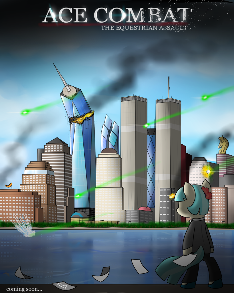 #673429 - grimdark, artist:pandramodo, coco pommel, pony, ace combat ...