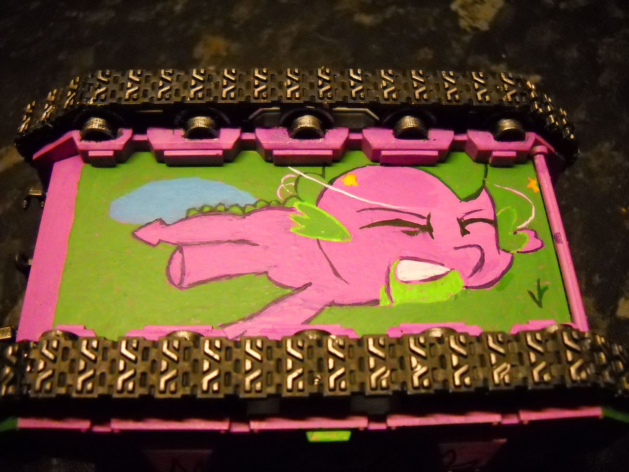 #673658 - safe, artist:40kponyguy, spike, feeling pinkie keen, figurine ...