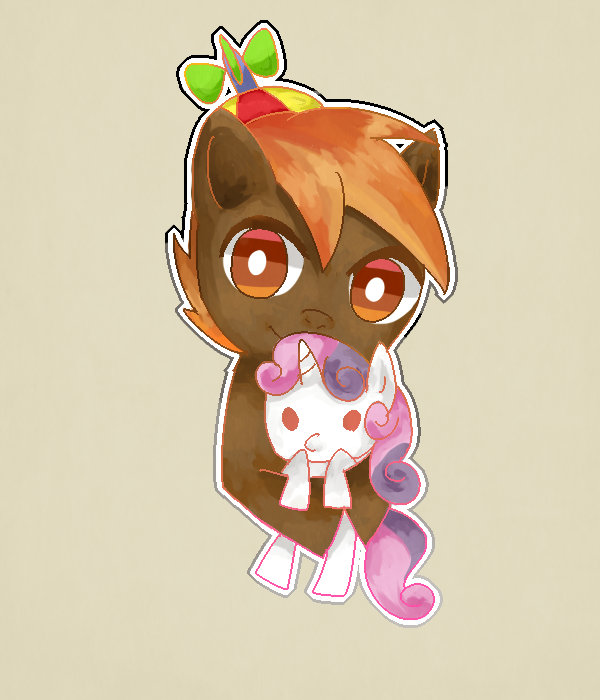 #674001 - safe, artist:salome_0618, button mash, sweetie belle, g4 ...