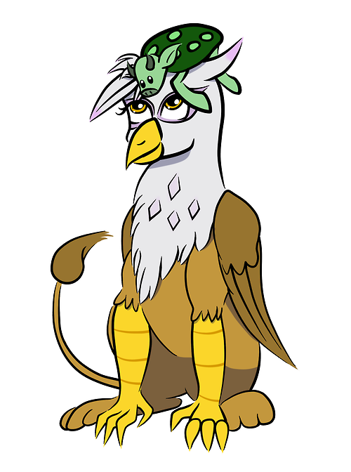 #675716 - safe, artist:sovietrussiafanboy, gilda, oc, oc:mochrie the ...