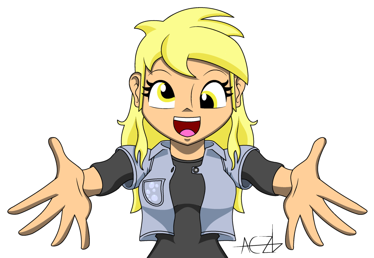 #676553 - safe, artist:koopa-master, derpy hooves, human, g4, female ...