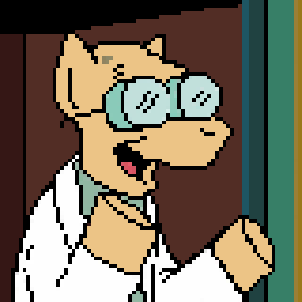 #665927 - safe, artist:bronydell, pony, 8-bit, futurama, male ...