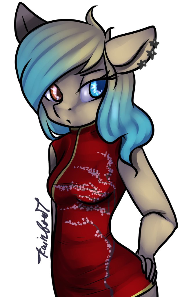 #678746 - safe, artist:yukomaussi, oc, oc only, anthro, anthro oc ...