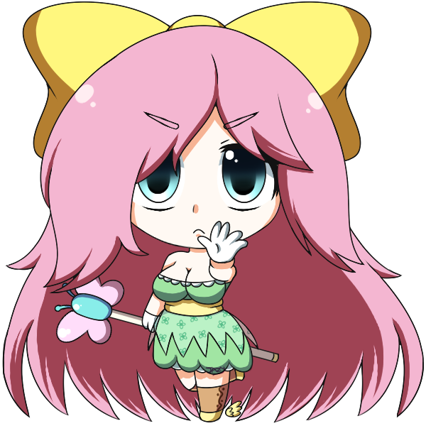 #681403 - safe, artist:pokumii, fluttershy, human, breasts, busty ...