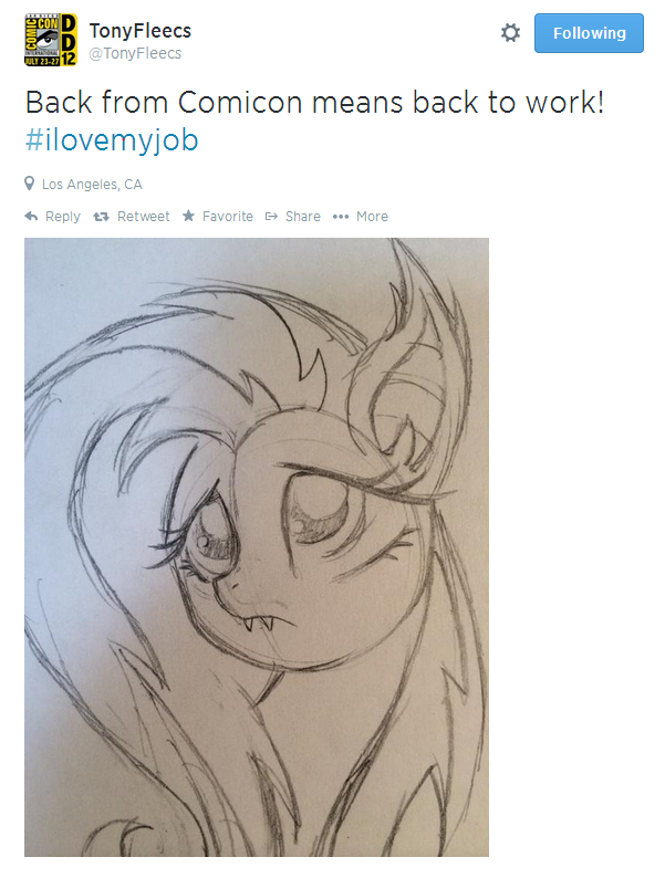 #686577 - safe, artist:tony fleecs, fluttershy, g4, spoiler:comic ...