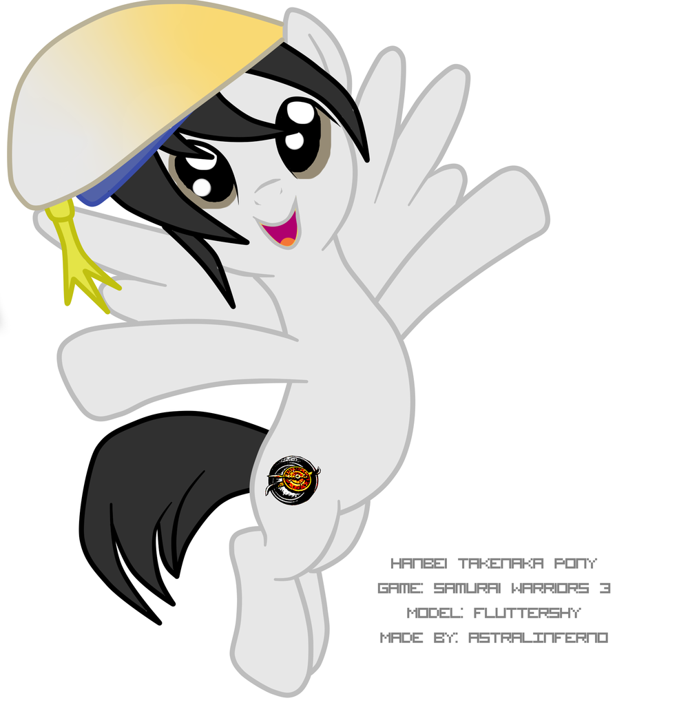 #667941 - safe, pegasus, pony, hanbei takenaka, hat, pokémon conquest ...