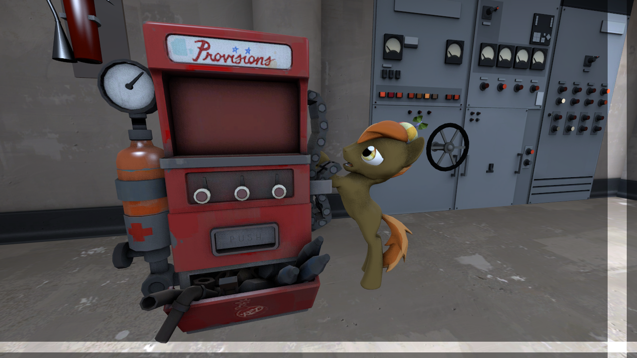 #668041 - safe, artist:facade, button mash, g4, 2fort, 3d, dispenser ...