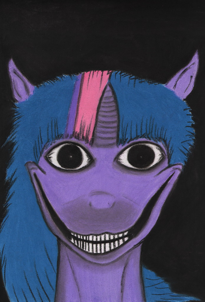 #668420 - grimdark, artist:charcoalman, twilight sparkle, g4, bloodshot ...