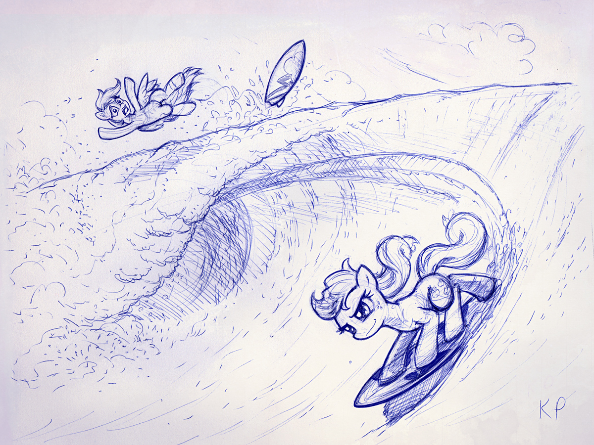 #668978 - safe, artist:kp-shadowsquirrel, applejack, rainbow dash, g4 ...