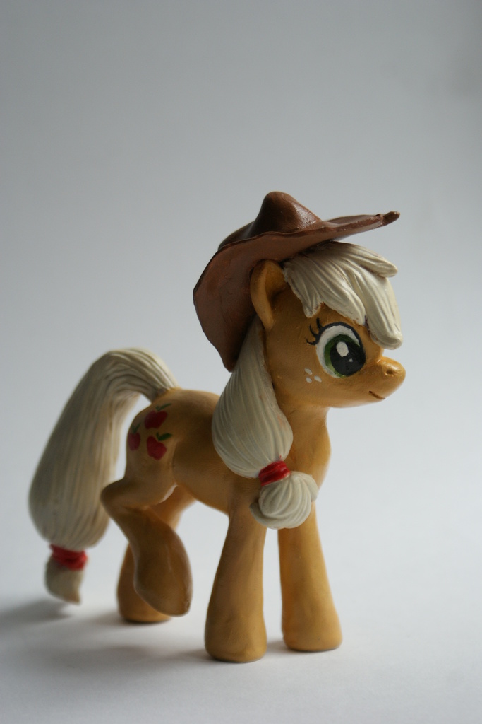 #688300 - safe, artist:alkran, applejack, g4, irl, photo, sculpture ...