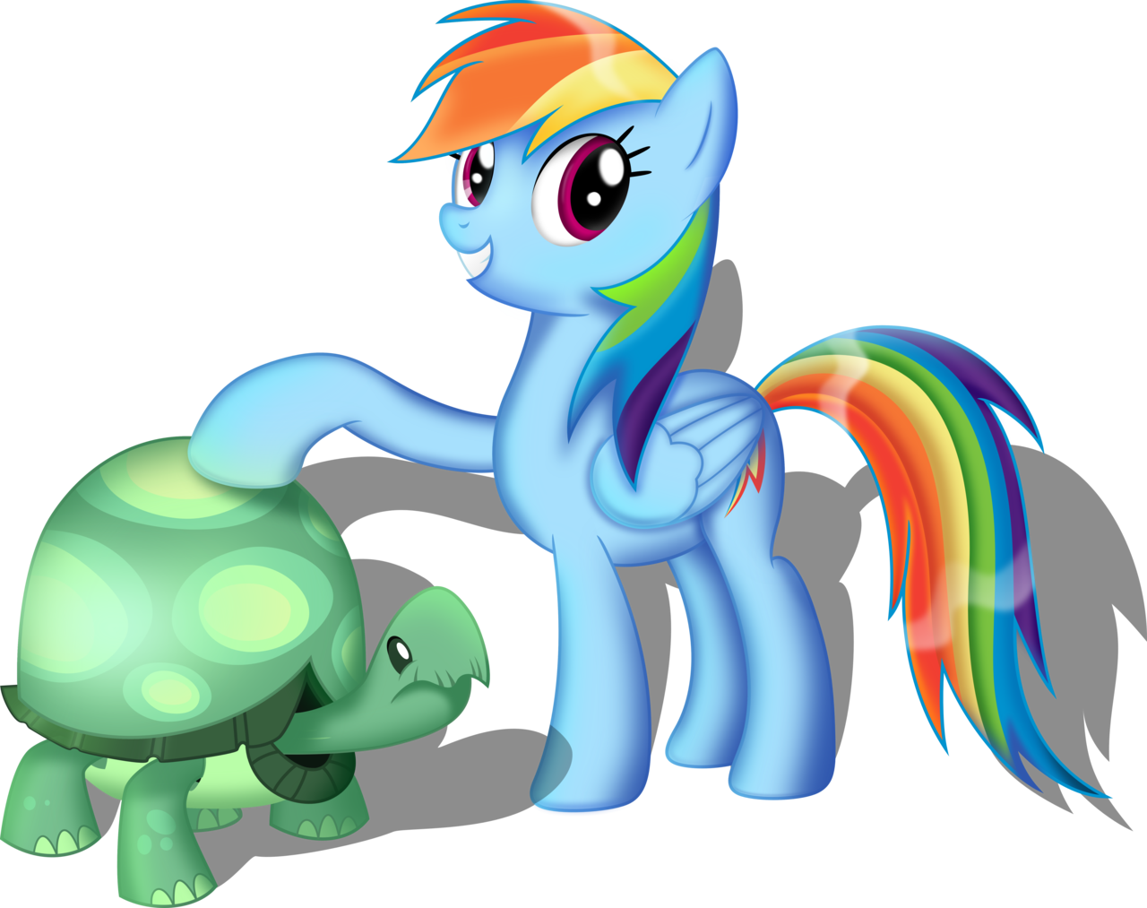 #688364 - safe, artist:plsim, rainbow dash, tank, pegasus, pony ...