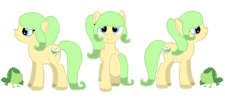 #696011 - safe, artist:xxoffonatangentxx, oc, oc only, earth pony, frog ...