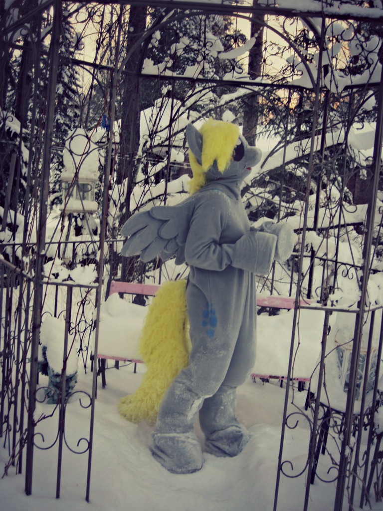 #696160 - safe, artist:tinderboxer, derpy hooves, human, cosplay ...