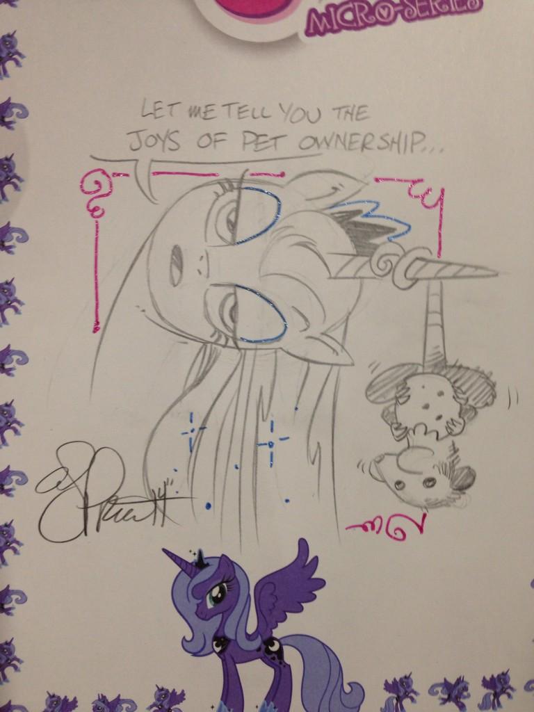 #696469 - safe, artist:andy price, princess luna, tiberius, alicorn ...