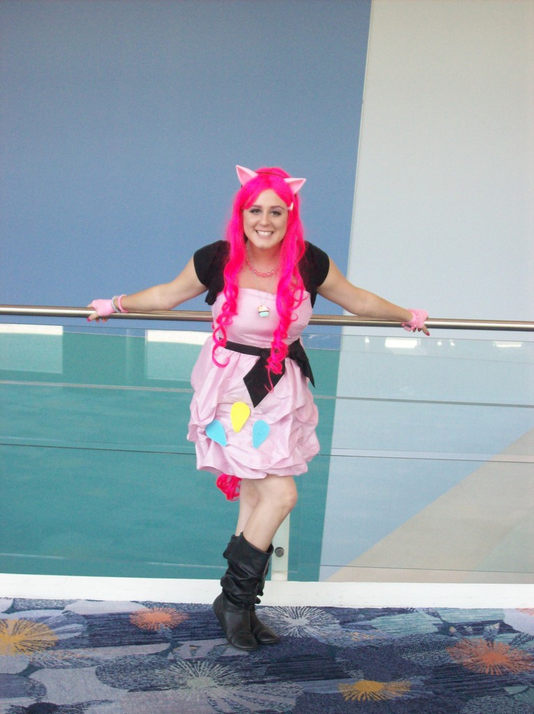 #696884 - safe, artist:aroura619, pinkie pie, human, cosplay, irl, irl ...