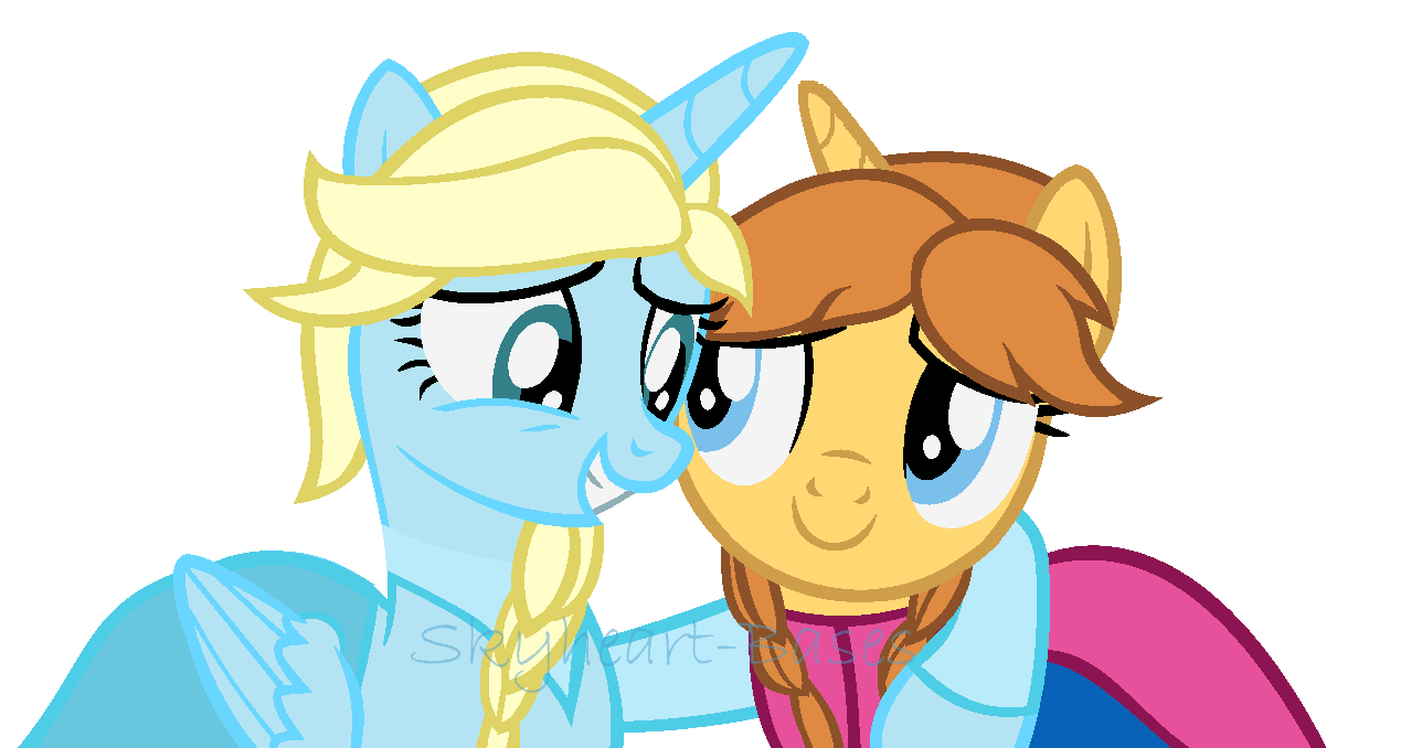 #701022 - safe, artist:skyheart-bases, anna, duo, elsa, frozen (movie ...