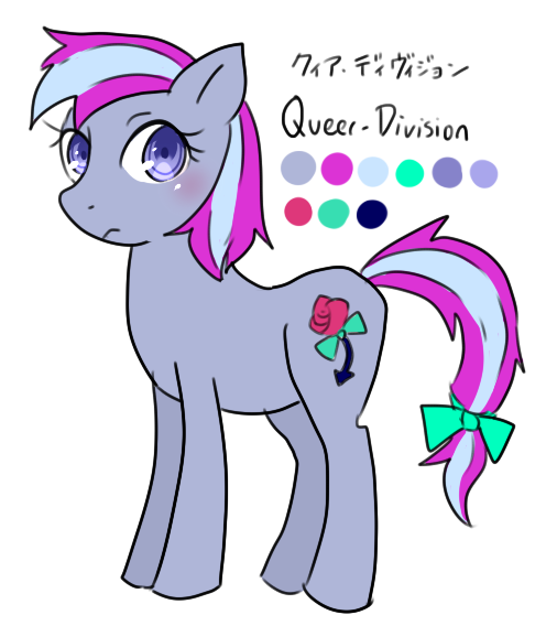#701341 - safe, artist:divided-s, oc, oc only, oc:queer-division, pixiv, solo - Derpibooru