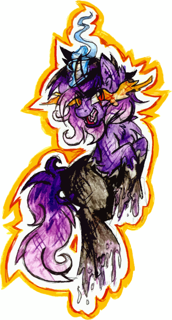 #701955 - safe, artist:iroxykun, oc, oc only, oc:nightmare, oc:wistful ...