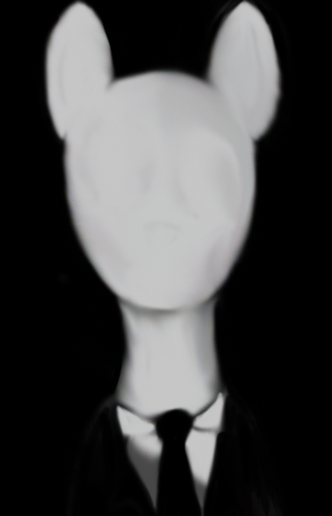 #702359 - safe, artist:limeylassen, slendermane, slenderpony, solo ...