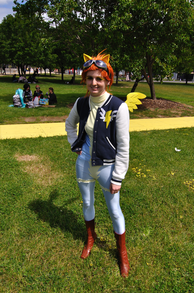 #689185 - safe, artist:sweet-iron, spitfire, human, g4, cosplay, irl ...