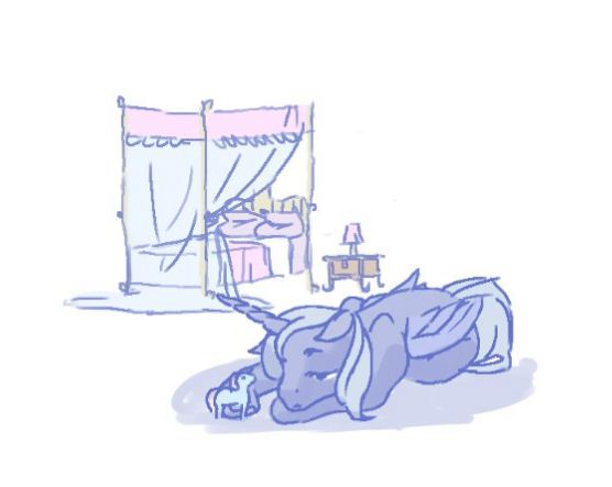 #704108 - safe, princess luna, alicorn, pony, g4, bed, bored, female ...