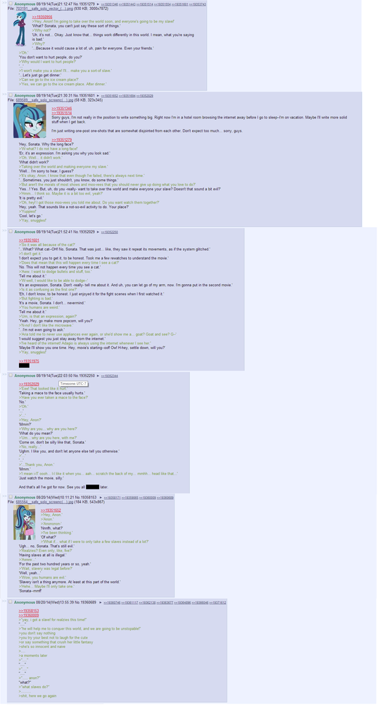 #705757 - safe, sonata dusk, oc, oc:anon, equestria girls, rainbow ...