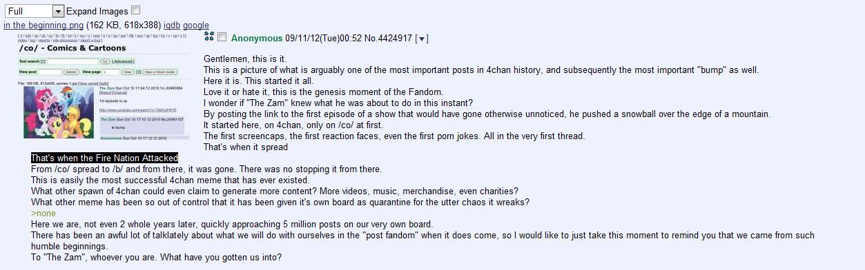 #709180 - safe, /co/, /mlp/, 4chan, 4chan screencap, artifact, brony ...