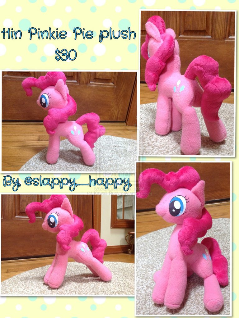 #710835 - safe, artist:kawaii-ruby, pinkie pie, irl, photo, plushie ...