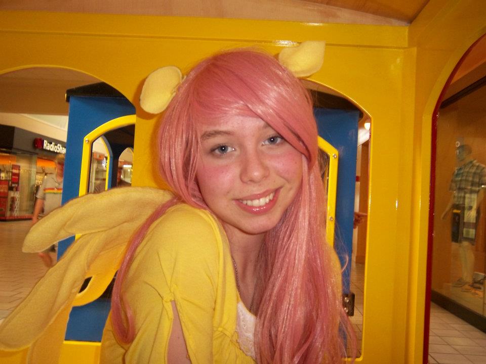 #711552 - safe, artist:littlebluecutie, fluttershy, human, cosplay, irl ...