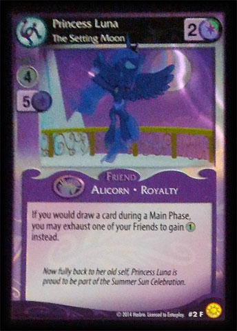 #691337 - safe, princess luna, card, ccg, celestial solstice, enterplay ...