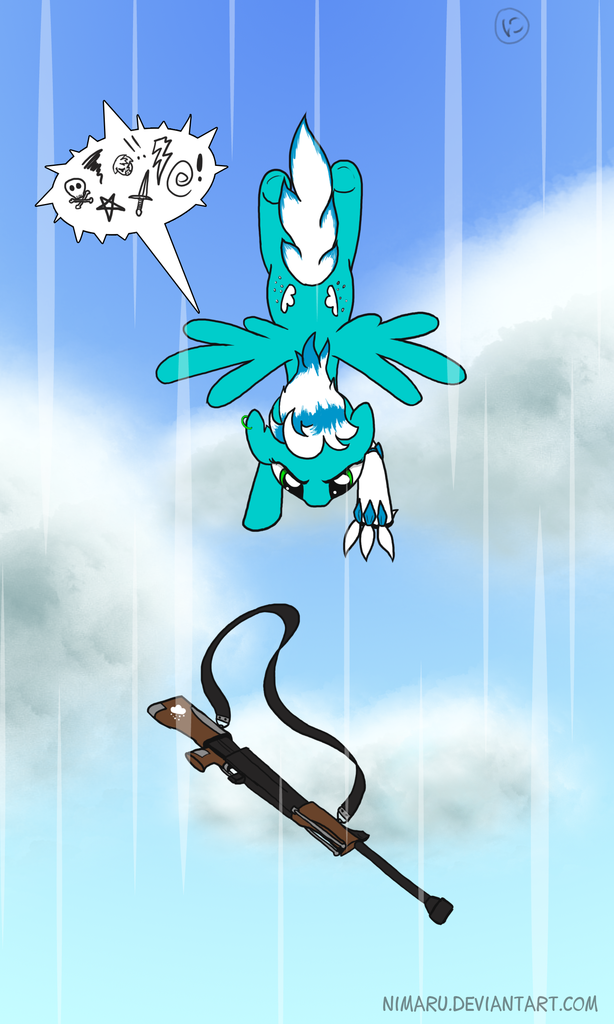 #693767 - safe, artist:nimaru, oc, oc only, oc:frosty winds, cyborg ...