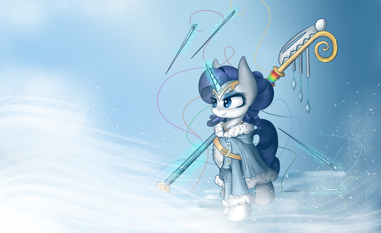 #695963 - safe, artist:irigulus, rarity, female, mage, magic, solo ...