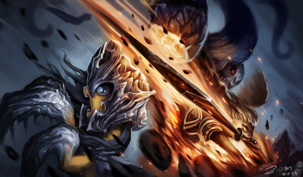 #713247 - safe, artist:ziom05, derpy hooves, oc, oc:windigo queen ...