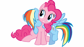 #719648 - safe, artist:thebiancoangelo, pinkie pie, rainbow dash, g4 ...