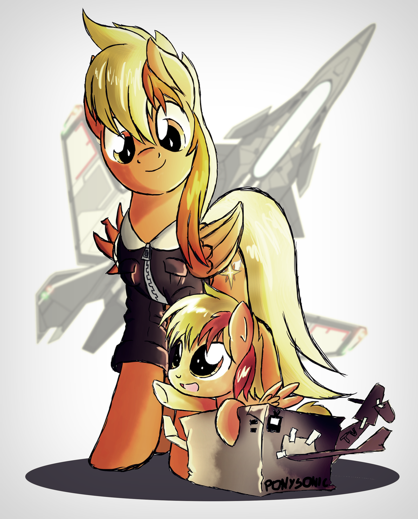 #720537 - safe, artist:ruhisu, oc, oc only, oc:brave wing, pony, broken ...